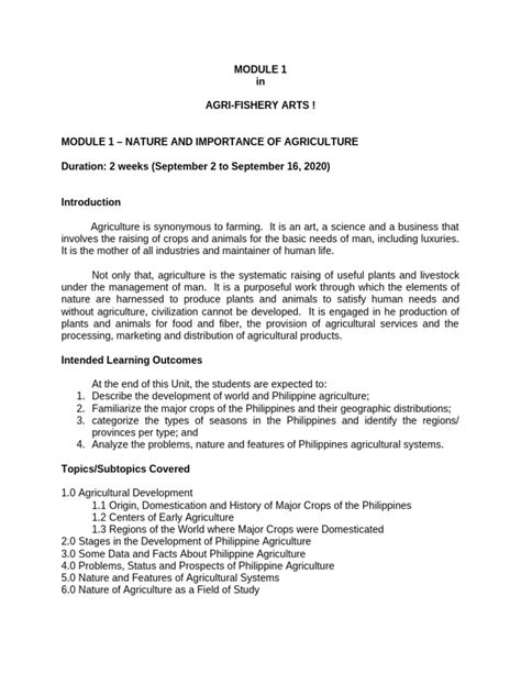 494625132 Final Module Unit 1 2 Pdf Biotechnology Agriculture