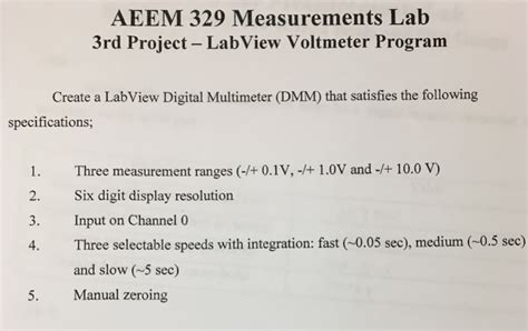 Create A Labview Program That Works As A Digital