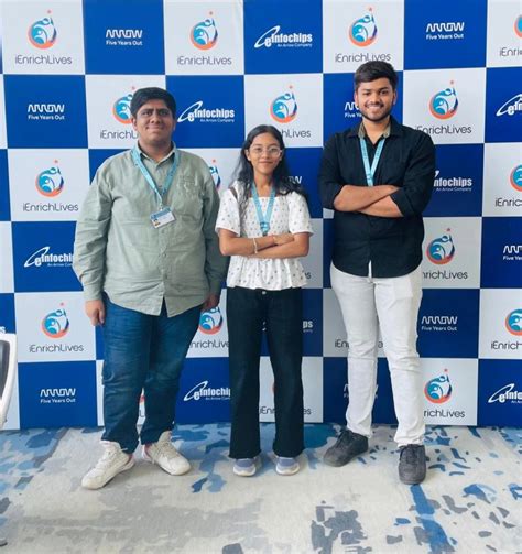 Yash Vadukiya On Linkedin Einfochips Industrialvisit Technology Computerscience