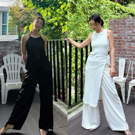 168cm 52kg 진서연 폭염에도 러닝하더니 발코니에서 모델 비율 완성 텐아시아