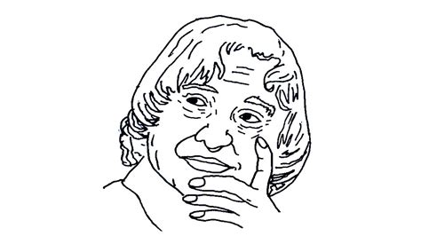 dr apj abdul kalam drawing dr apj abdul kalam sketch