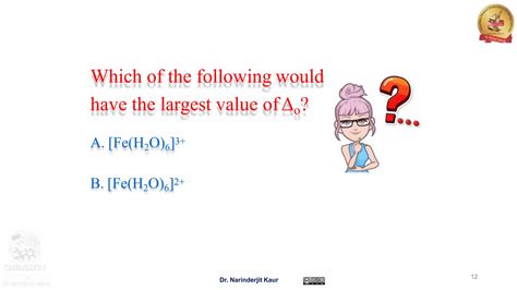 Factors Affecting Crystal Field Splitting By Dr Narinderjit Kaur Pptx