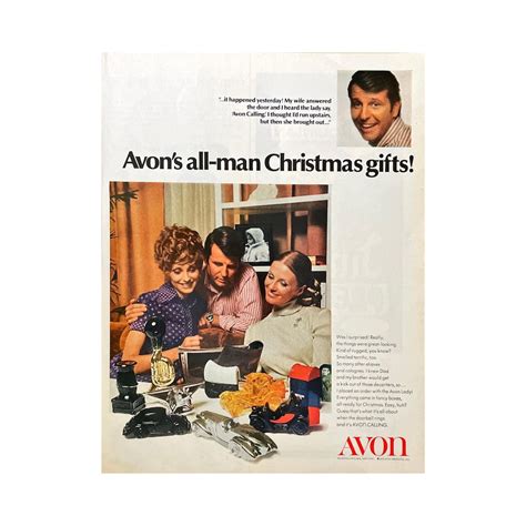 Vintage Print Ad Avon Mens Ts 1970 Original Magazine Advertisement