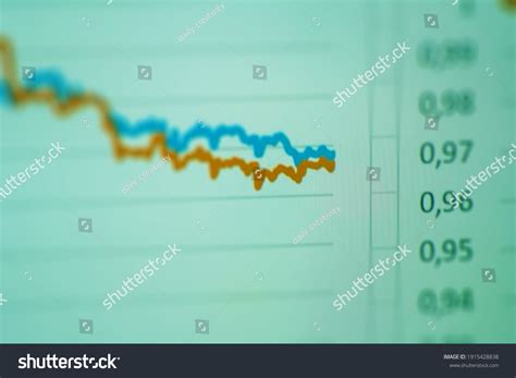 Two Lines Chart Comparision Concept Data Stock Photo 1915428838 Shutterstock