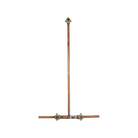 Straight Shower Assembly 150mm Centre Lf Brasshards