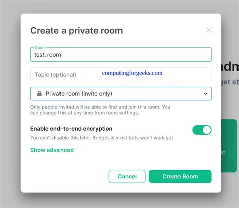 Run Synapse Matrix Homeserver In Docker Containers Computingforgeeks