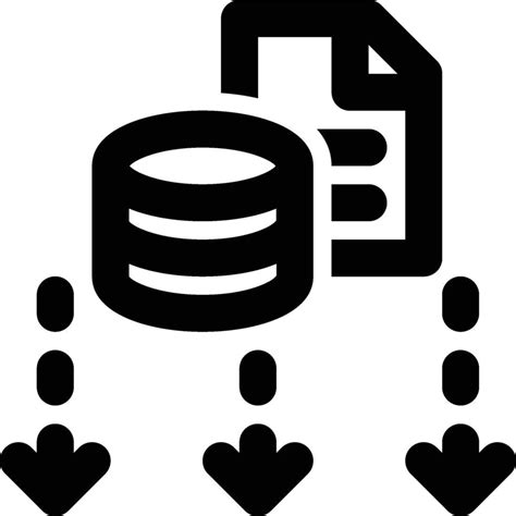 data extraction data downloading outline icon 59379200 vector art at