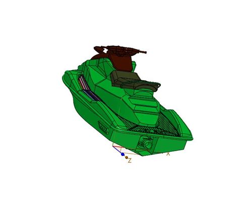 双人水上高速电动运动游乐摩托艇step 模型图纸下载 懒石网