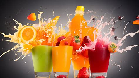 회색 배경에 있는 유리잔에서 과일 주스가 튀는 모습 건강한 마시다 주스 배경 일러스트 및 사진 무료 다운로드 Pngtree