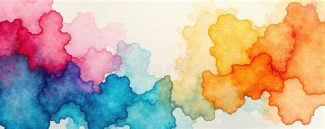 Layered Watercolor Washes Collaged Paper Texture Wash Shades
