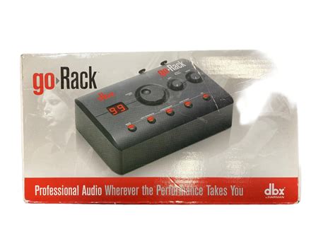 Dbx Gorack Performance Processor For Enhanced Audio Quality Guitars