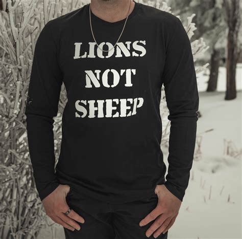 Womens Lions Not Sheep