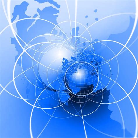 Internet Globe Stock Illustration Illustration Of Continent 2273829