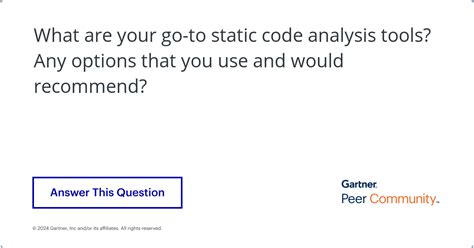 What Are Your Go To Static Code Analysis Tools Any Options That You Use And Would Recommend