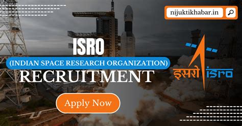 Isro Recruitment Apply Online For Various Posts Under The