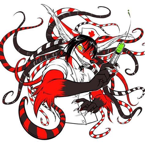 Renard Spider Monkey Fursona Lapfox Shark Mischief Lapfox