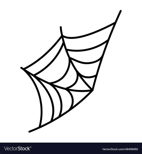 Spider Net Royalty Free Vector Image Vectorstock