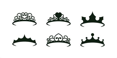 Princess Crown Outline Vector Art Icons And Graphics For Free Download