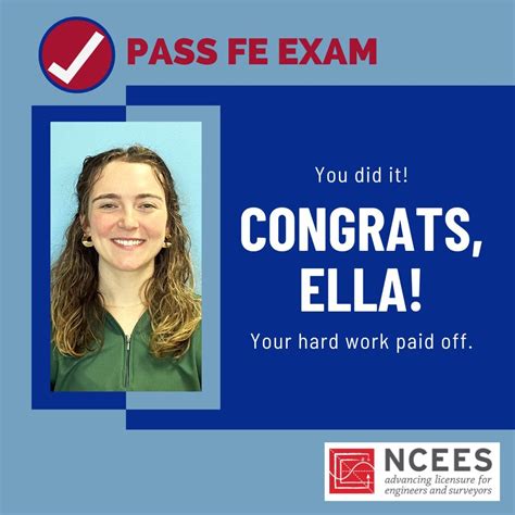 Ella Imhoff Passes Fe Exam Kl Engineering