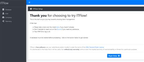 Installation Itflow Docs