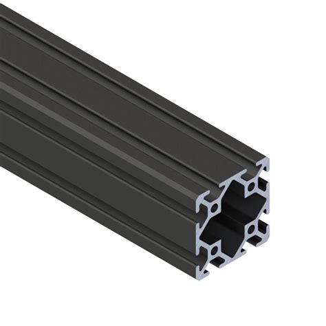 Series T Slotted Rail Standard Black X In Profile Slot Size PN B