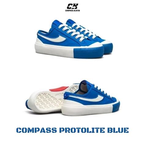 Jual Original 100 Compass Proto Lite Blue White New Bnib Shopee Indonesia
