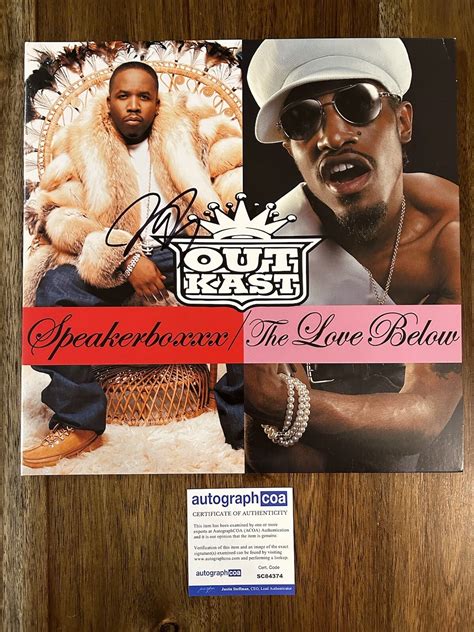 Big Boi ‘outkast Signed Autograph Vinyl Record Album Acoa Rap