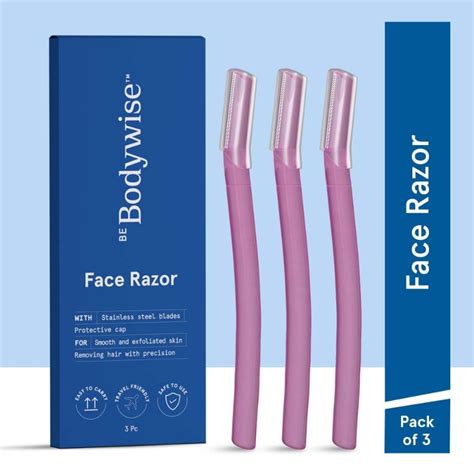 Buy Be Bodywise Reusable Face Razor For Women Suitable For Eyebrow Upper Lip And Chin Pack Of