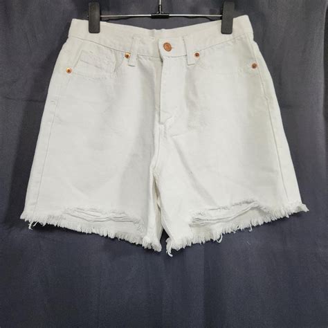 여성 화이트 반바지 여름반바지 세컨웨어