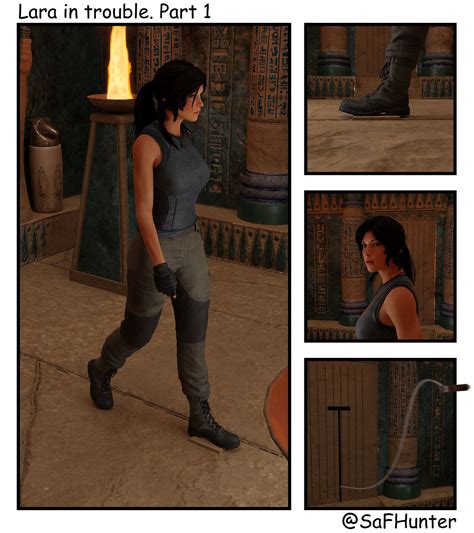 Lara In Trouble Part 1 By Safhunter On Deviantart