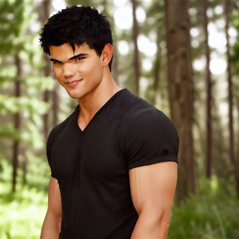 Arafed Male In A Black Shirt Standing In A Forest Seaart Ai