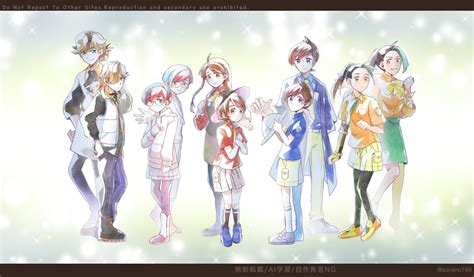 Juliana Florian Nemona Arven And Penny Pokemon And More Drawn By Sorairo Danbooru