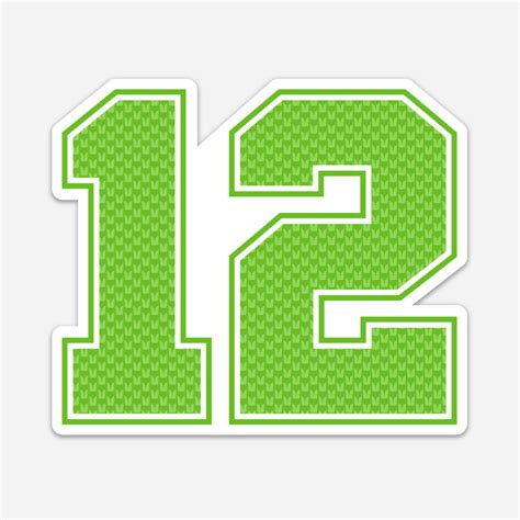 Seattle Seahawks 12th Man Sticker Discovery Stickers