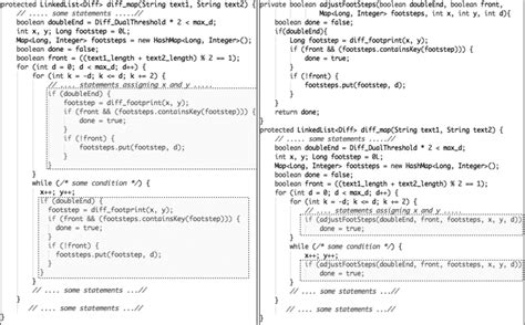 Example Of Clone Refactoring In Viscad The Method On The Top Right