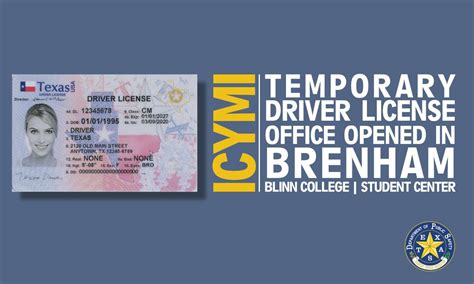Icymi Dps Opened A Temporary Driver License Office In Brenham At The