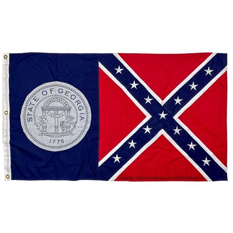 Georgia State Flag Over Time