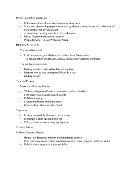 Crj 101 Notes 3 Cyber Crime Parole Vs Probartion 8th Ammendment And