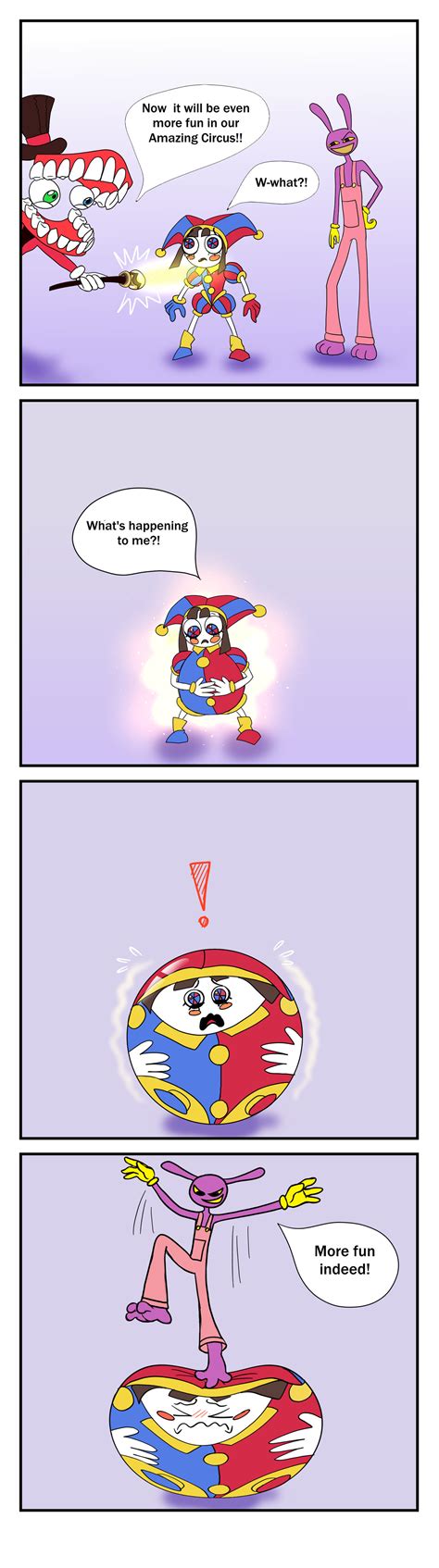 Pomni Isnt Flat Anymore Comic By Serafim6394 On Deviantart