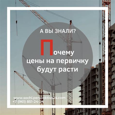 Почему цены на первичку продолжат расти Перспектива24 Сочи Оператор Недвижимости Дзен