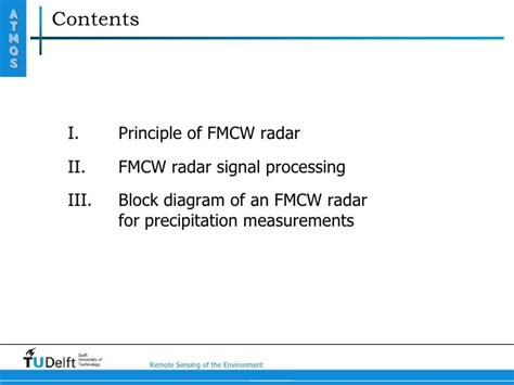 Principle Of Fmcw Radar