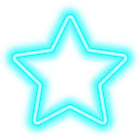 Blue Neon Star Frame 32040362 Vector Art At Vecteezy