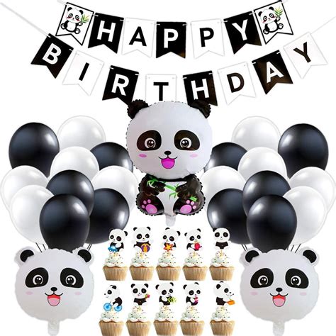 Panda Party Decorations Party Decorations Balloons Accessories