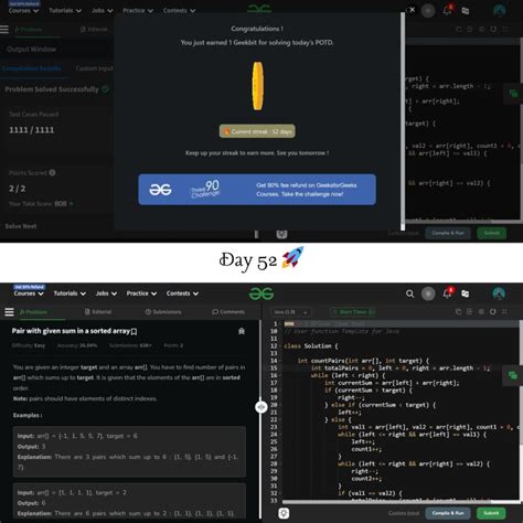 Gfg160 Geekstreak2024 Codingjourney Geeksforgeeks Dsa