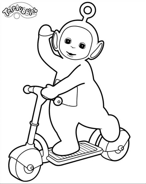 Teletubbies Coloring Pages Coloringlib