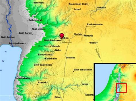 Baal Peor Uncovering The Biblical Site Near Mount Nebo In Jordan