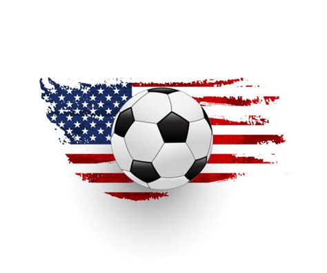 American Flag Soccer Ball Illustrations Royalty Free Vector Graphics