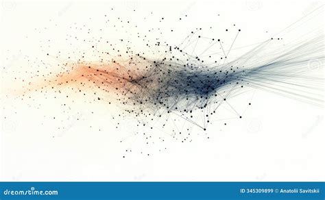 A Detailed Schematic Shows A Data Cloud With Thin Lines Branching Out Illustrating A Network Of