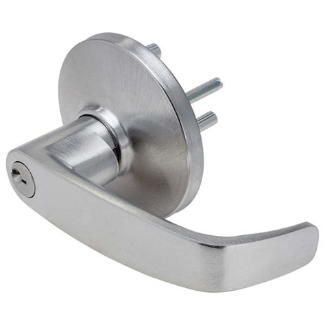 Panic Exit Device Storeroom Keyed Function Lever Trim Satin Chrome
