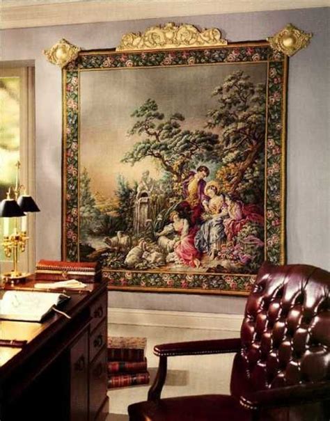 Modern Interior Decorating With Tapestry Wall Hangings Bringing Texture