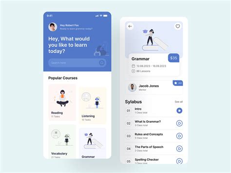 E Learning Mobile App By Md Abdul Kadir On Dribbble